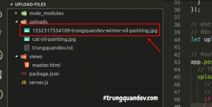 Upload file trong Node.js? - TrungQuanDev
