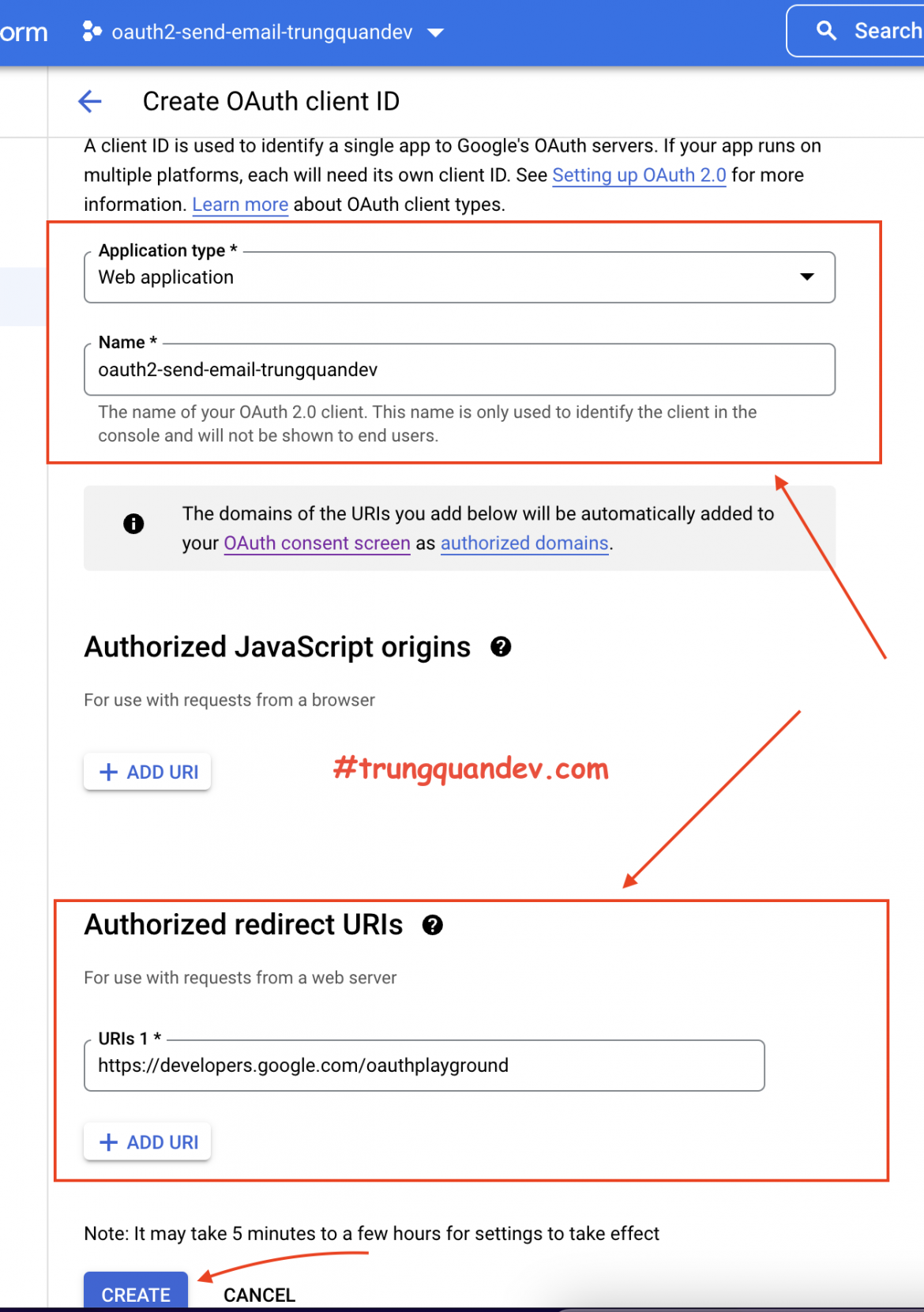 NodeJS viết API gửi Email với OAuth2 và Nodemailer - TrungQuanDev