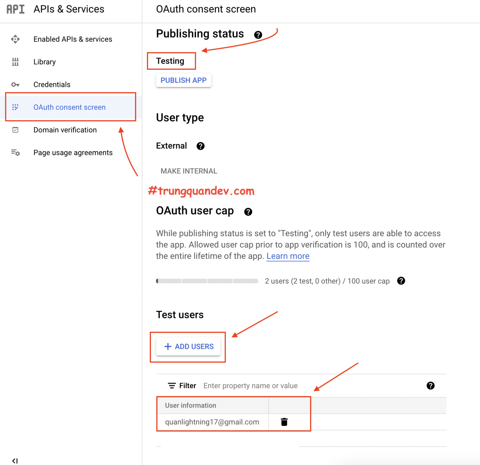 NodeJS viết API gửi Email với OAuth2 và Nodemailer - TrungQuanDev